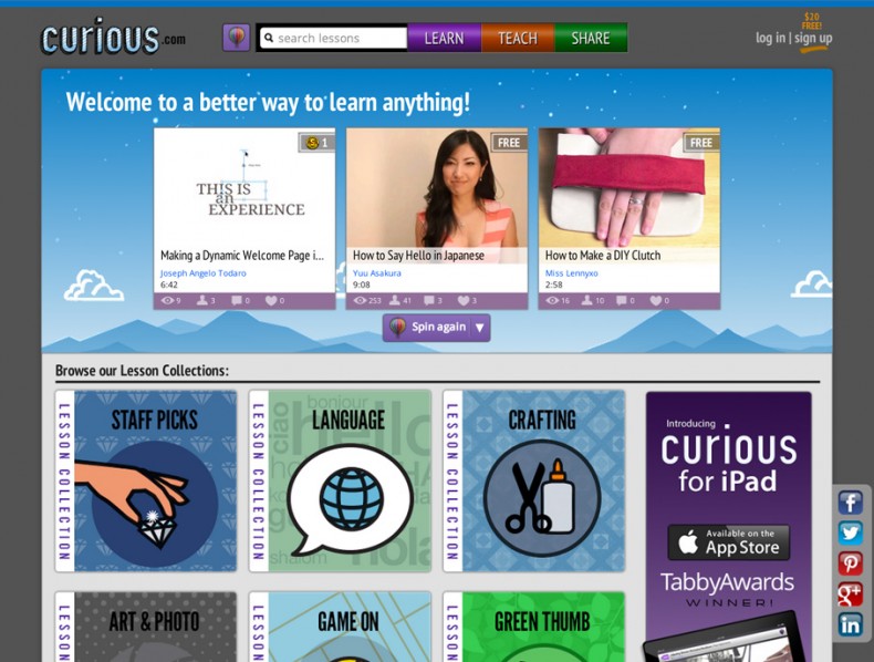 Curious – Lessons in Learning | AppVita