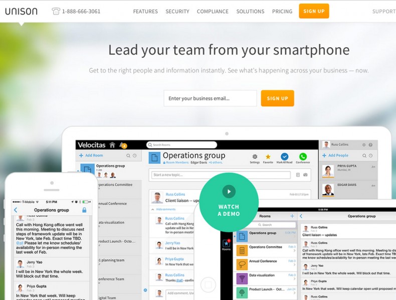 Unison – Clear Up Team Communication | AppVita