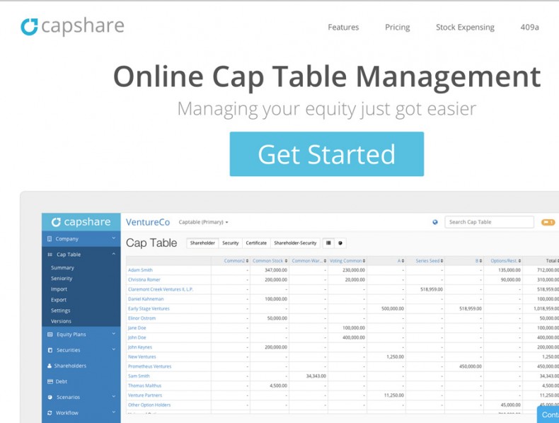 Capshare – Redefining Equity Management | AppVita